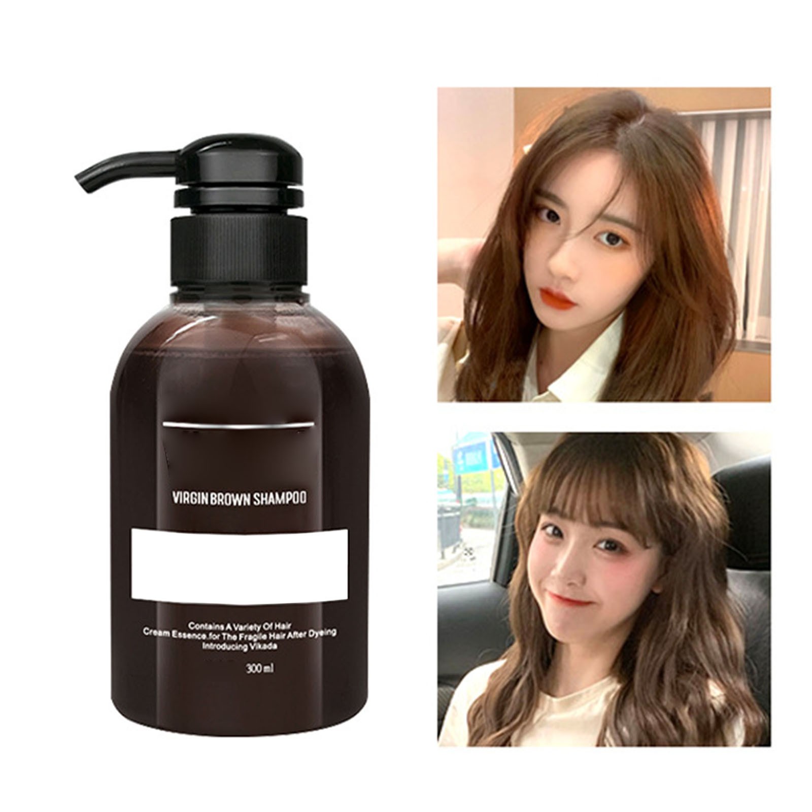 300ml Color Locking Shampoo Blue Gray Color Fixing Shampoo Color ...